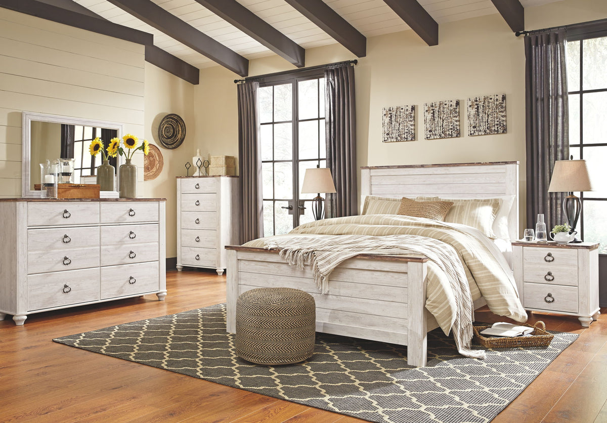 Willowton - Panel Bedroom Set — Alberts Furniture
